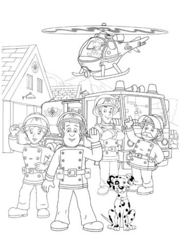 17 Fantastici Disegni Da Stampare E Colorare Di Sam Il Pompiere - Robe ...
